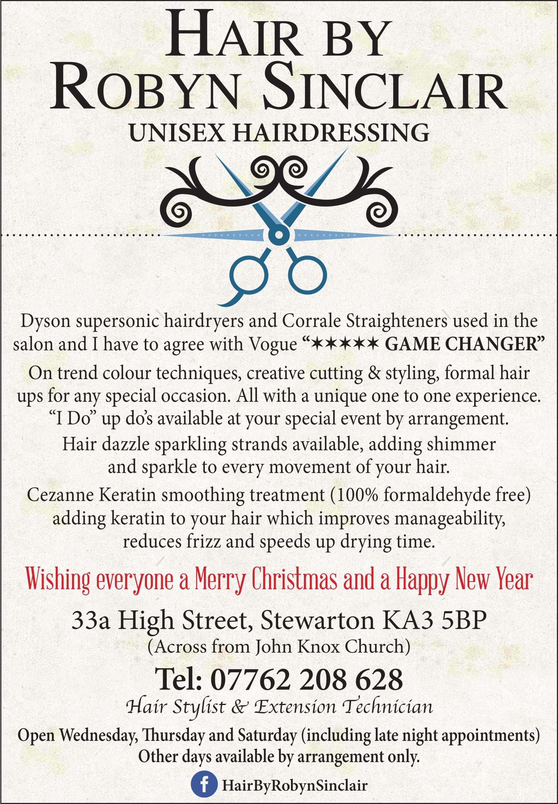 Hair By Robyn Sinclair - The Review